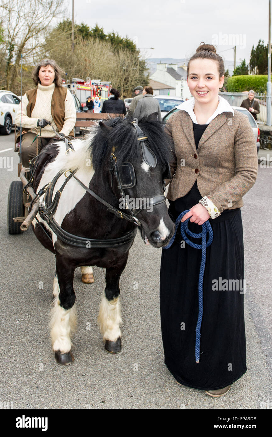 Ballydehob, Ireland. 17th March, 2016. Siobhan Manning; 'Bunyip' and ...
