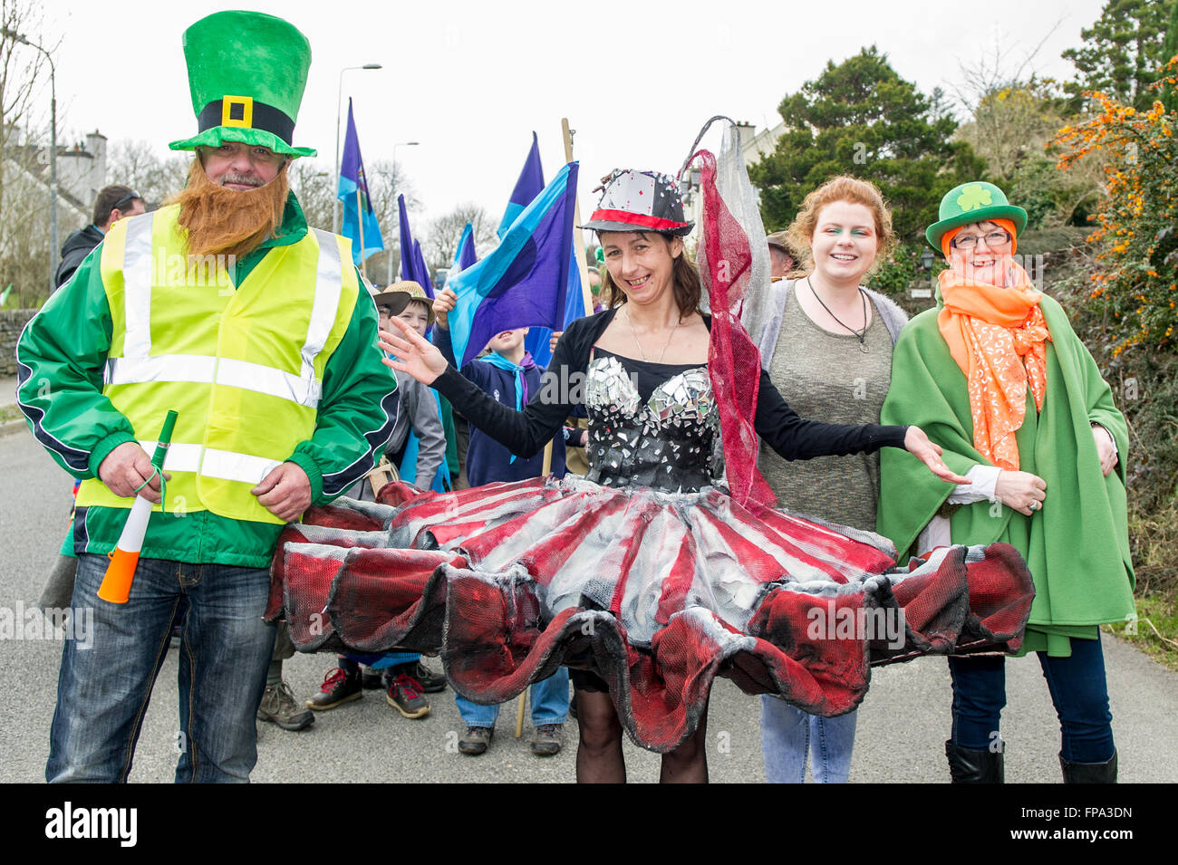 Ballydehob, West Cork, Ireland. 17th March, 2016. Julian Dearden ...