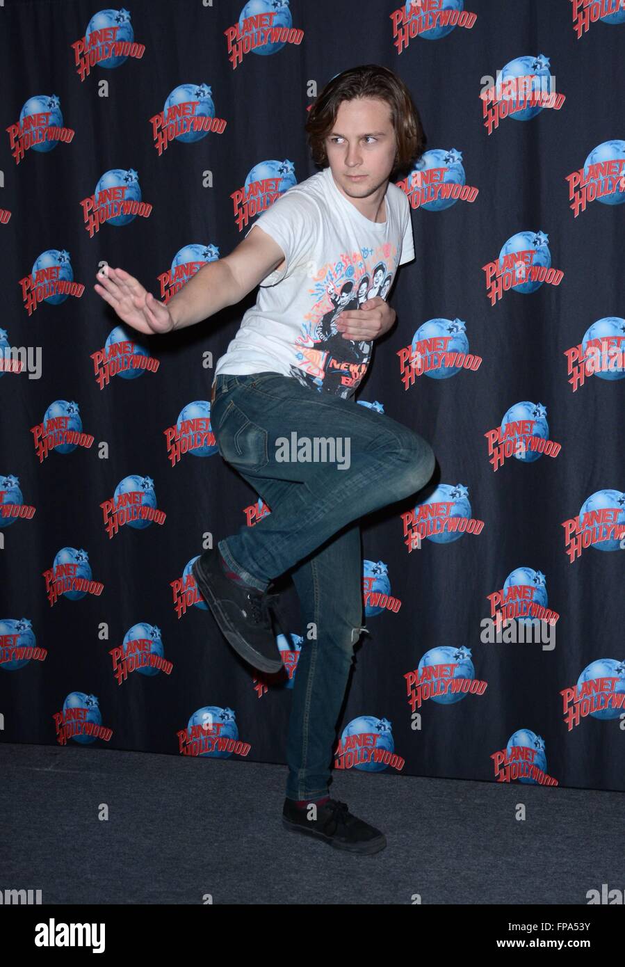 New York, NY, USA. 17th Mar, 2016. Logan Miller at a public appearance ...