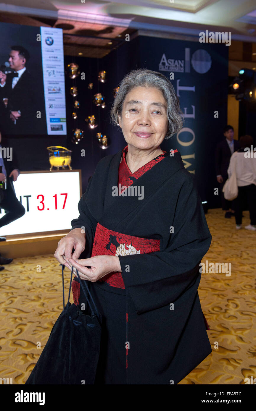 Hong Kong, Macau SAR, China. 17th Mar, 2016. Japanese actress KIRIN ...