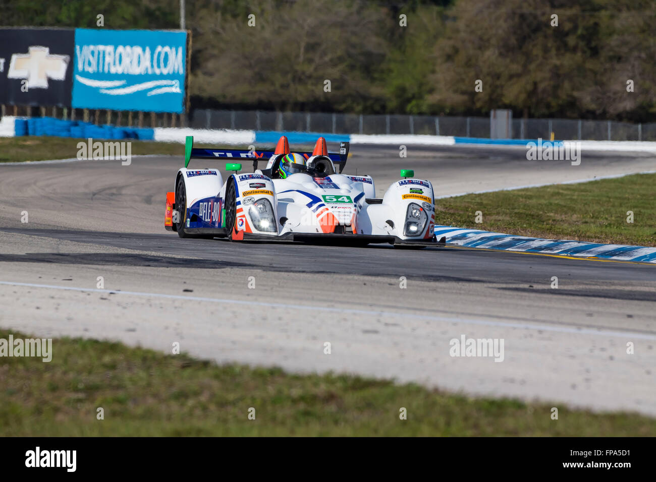 Sebring, FL, USA. 17th Mar, 2016. The CORE autosport ORECA FLM09 ...