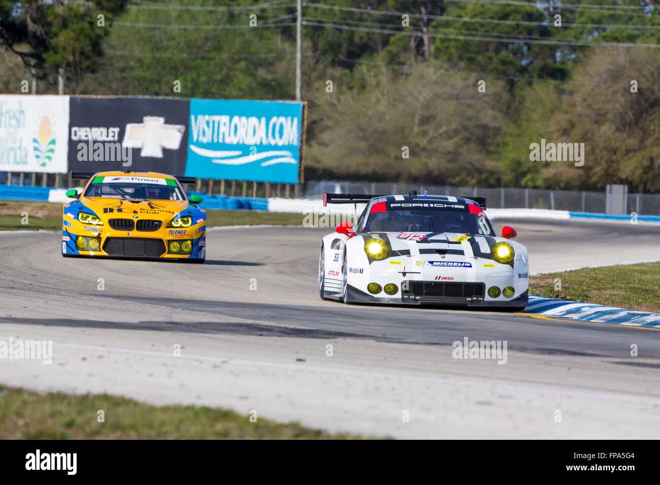 Sebring, FL, USA. 17th Mar, 2016. The Porsche North America races ...