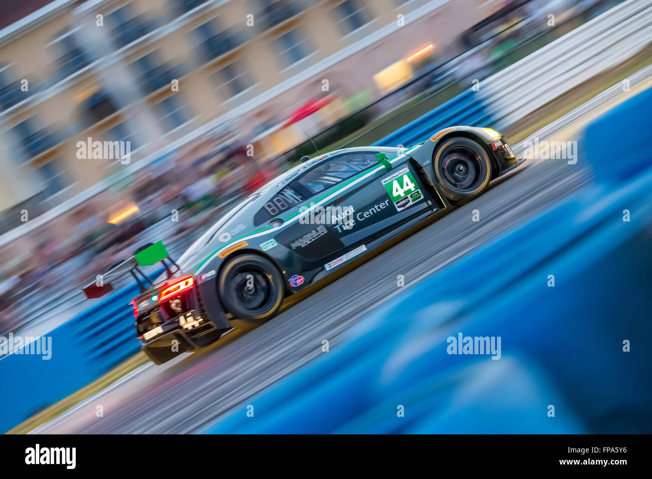 Sebring, FL, USA. 17th Mar, 2016. The Magnus Racing Audi R8 LMS GT3 ...