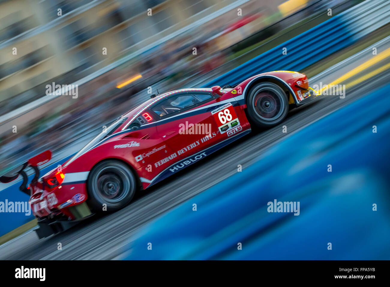 Sebring, FL, USA. 17th Mar, 2016. The Scuderia Corsa Ferrari 488 GTE ...