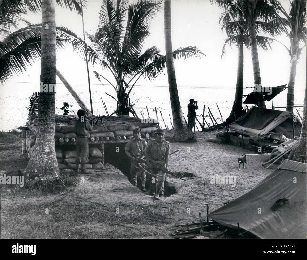 1962 - Checkpoint paradise.Watch across the water.: Malaysian Forces ...