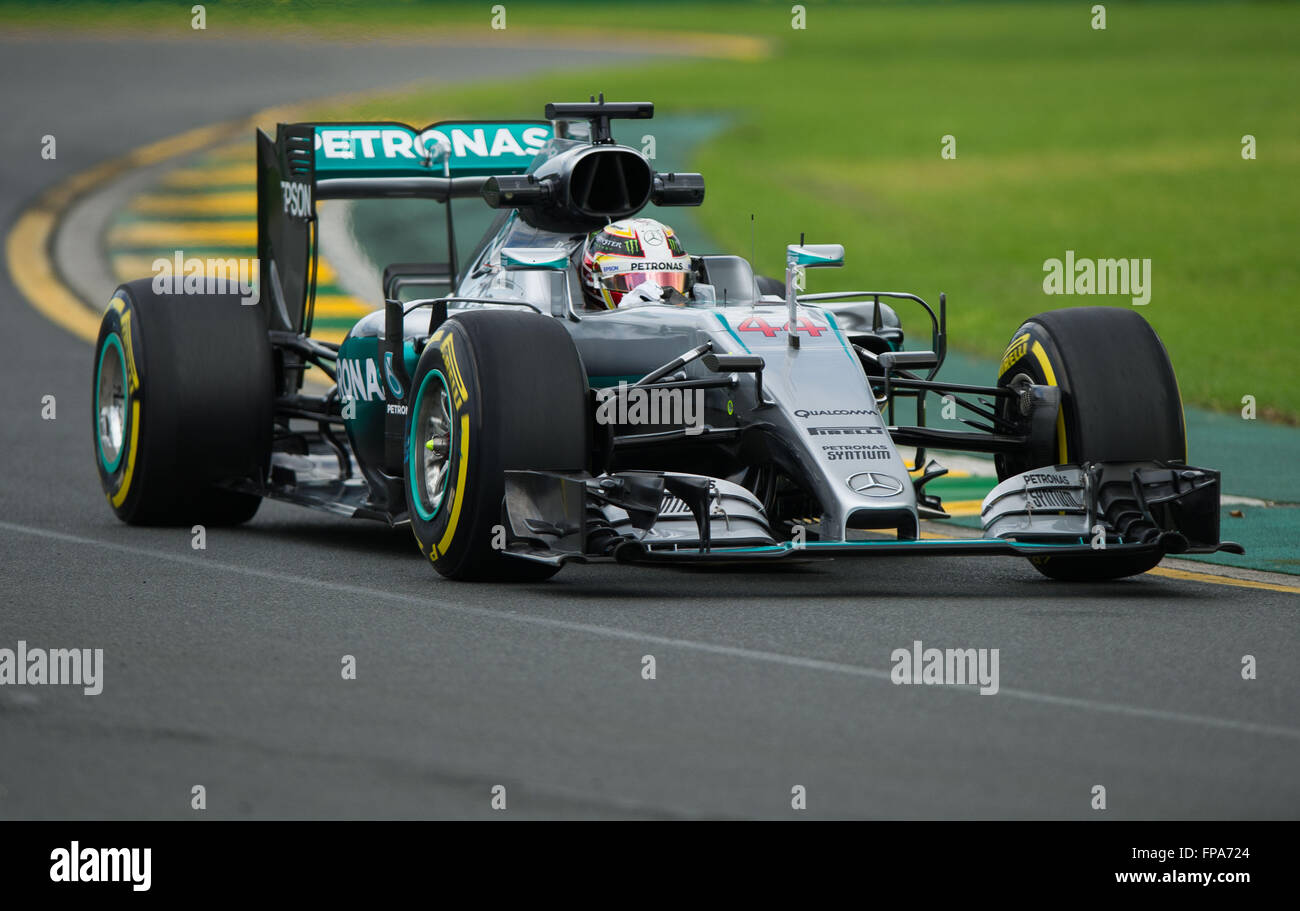 Lewis hamilton formula 1 melbourne hi-res stock photography and images ...
