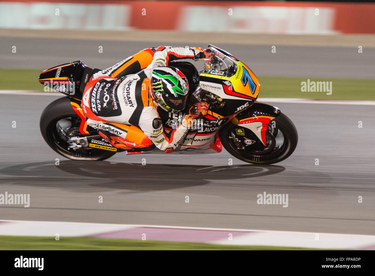 Qatar. 17th March, 2016. Lorenzo Baldassarri during the Moto2 Free ... Qatar. 17th March, 2016. Lorenzo Baldassarri during the Moto2 Free ...