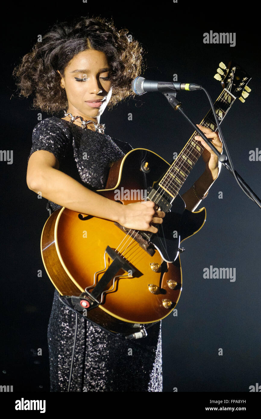 Lianne La Havas plays Royal Albert Hall, London. on 14/03/2016 ...