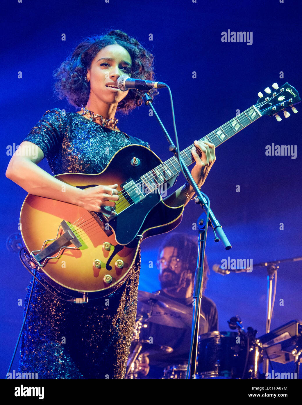 Lianne La Havas plays Royal Albert Hall, London. on 14/03/2016 ...
