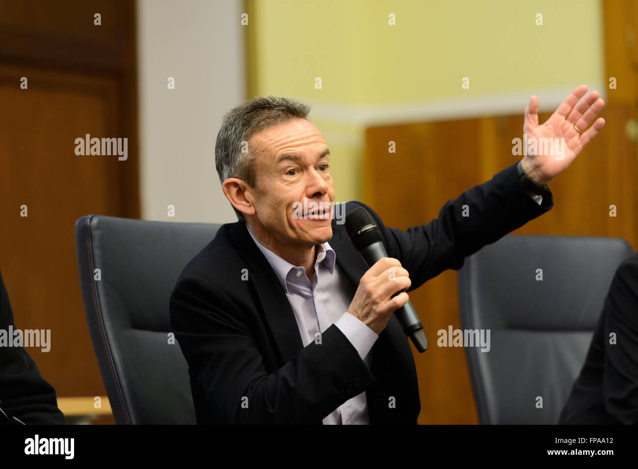 Pere Miro of the International Olympic committee (IOC) attends a press ...