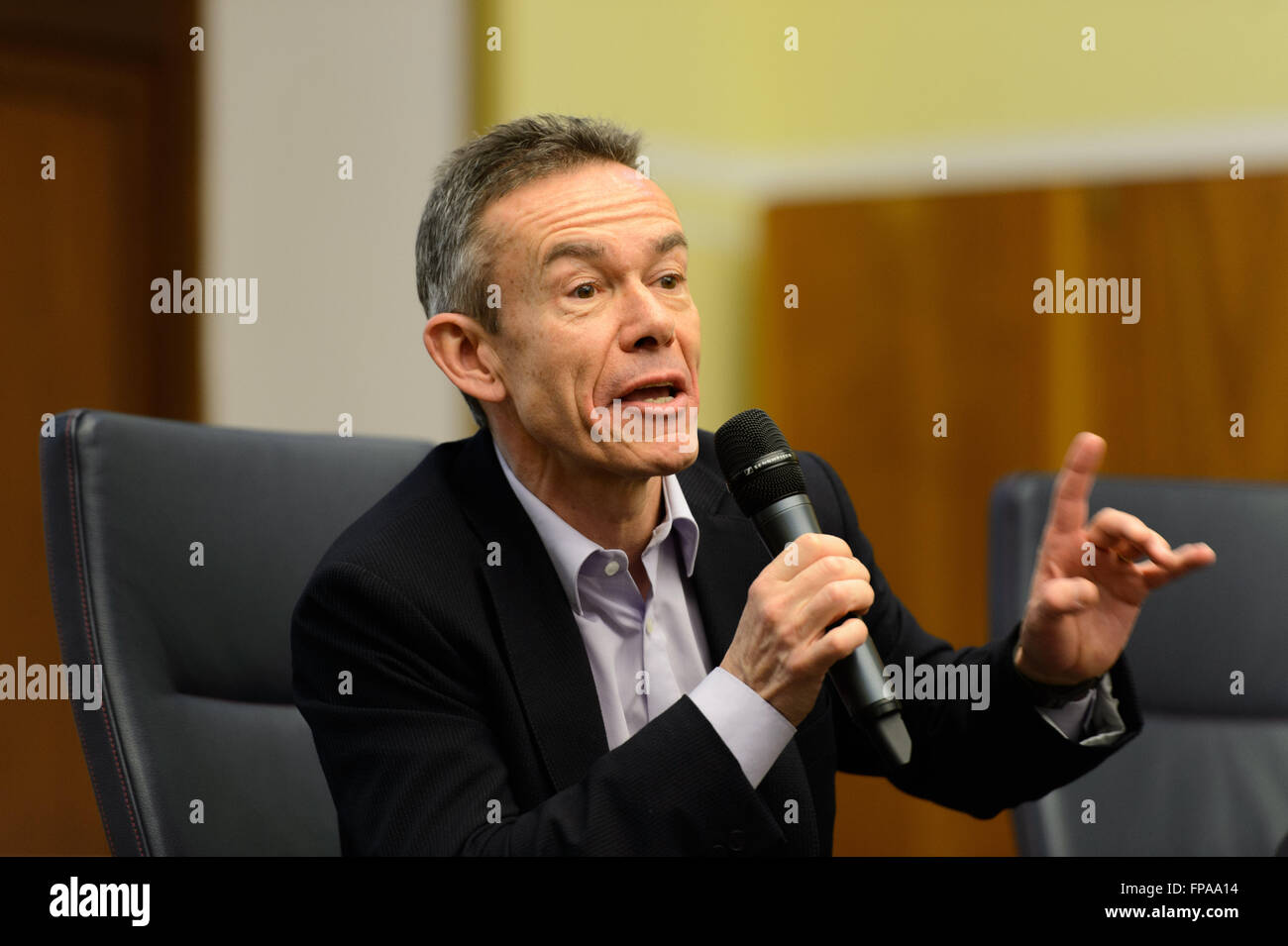 Pere Miro of the International Olympic committee (IOC) attends a press ...