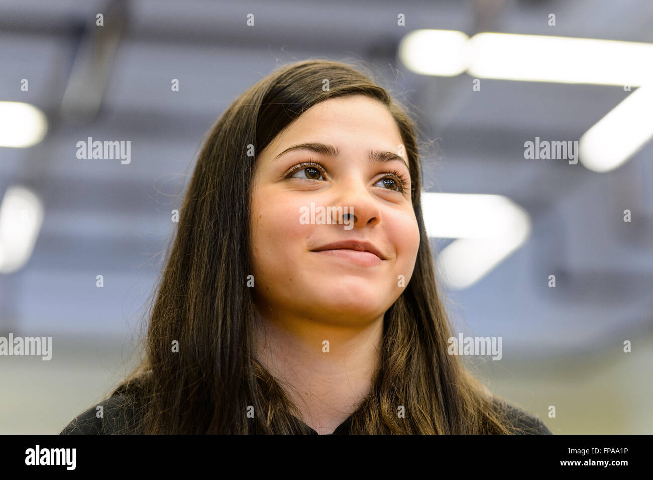 Berlin, Germany. 18th Mar, 2016. The Syrian swimmer Ysra Mardini of ...