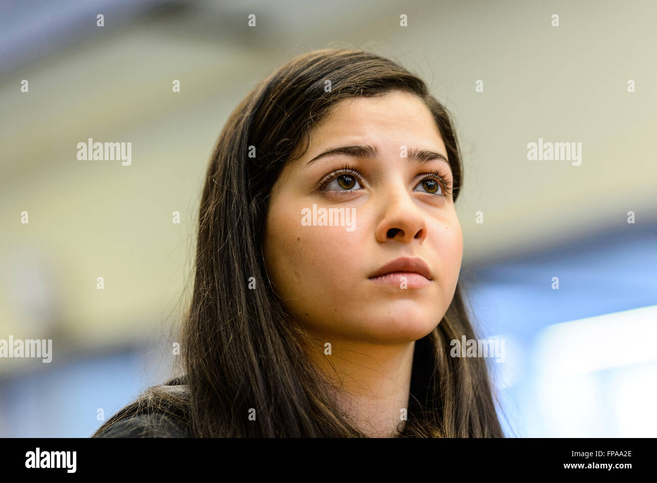 Berlin, Germany. 18th Mar, 2016. The Syrian swimmer Ysra Mardini of ...