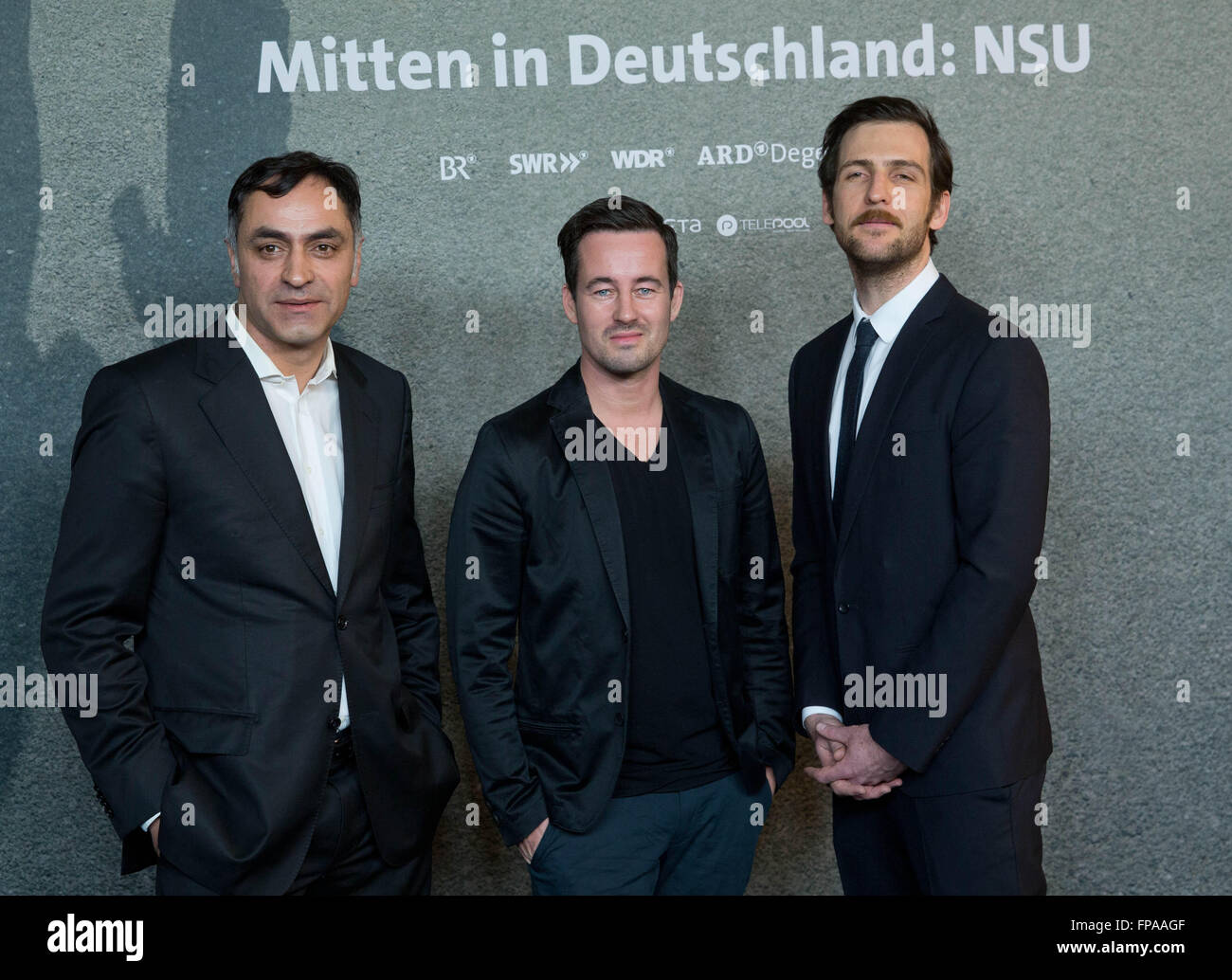 Berlin, Germany. 17th Mar, 2016. The directors Zueli Aladag (l-r ...