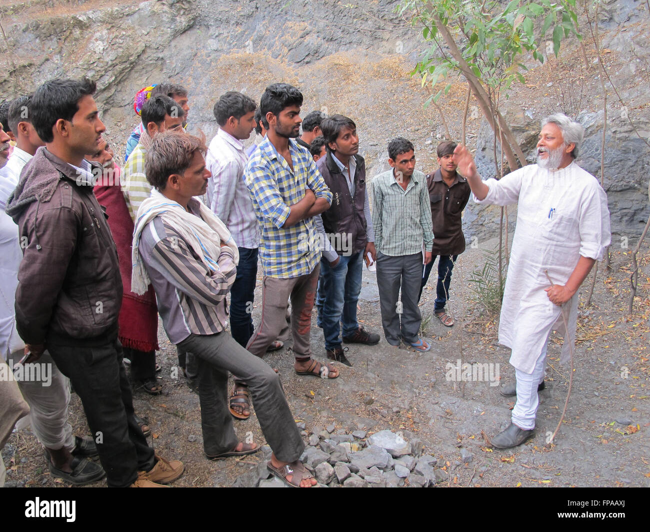 Water man india rajendra singh hi-res stock photography and images - Alamy