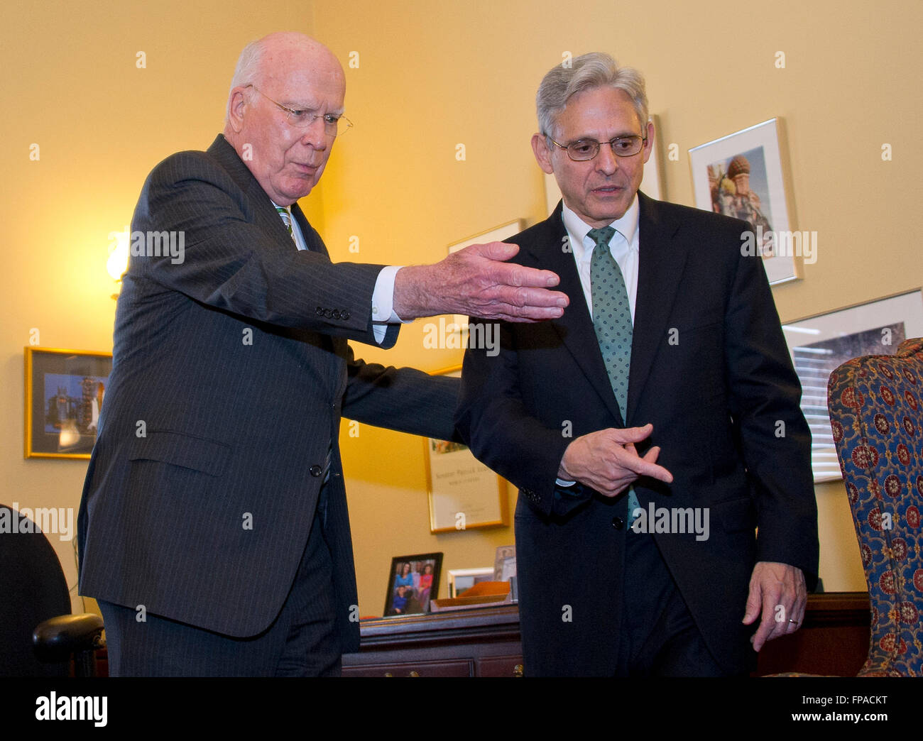 United States Senator Patrick Leahy (Democrat of Vermont), Ranking ...