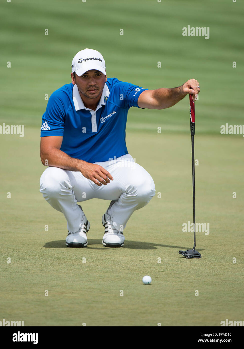 March 18, 2016 - Orlando, FL, U.S: Jason Day of Australia lines up his ...