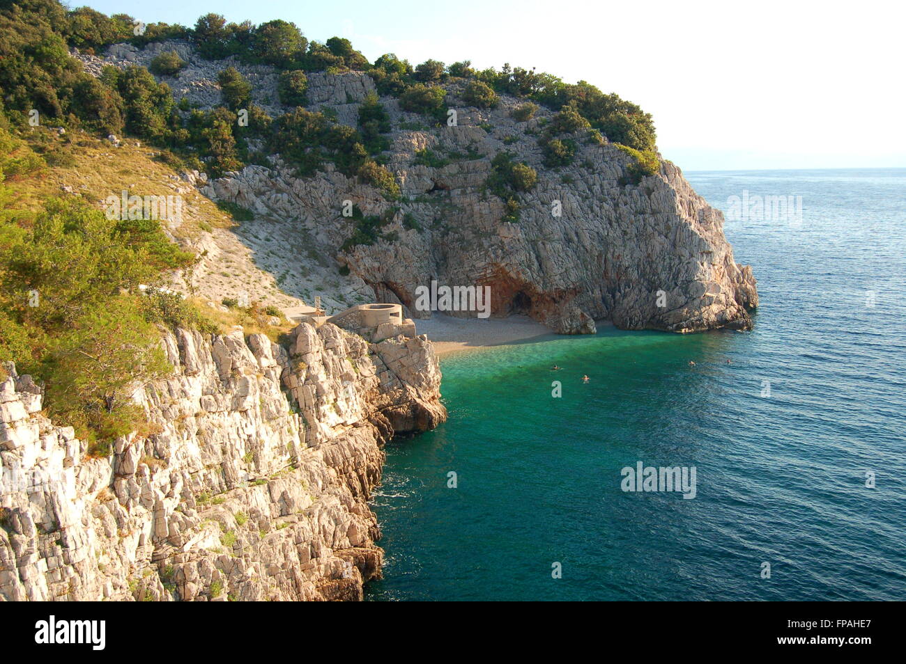 gorgeous summer landscape of istria near village brsec in croatia Stock ...