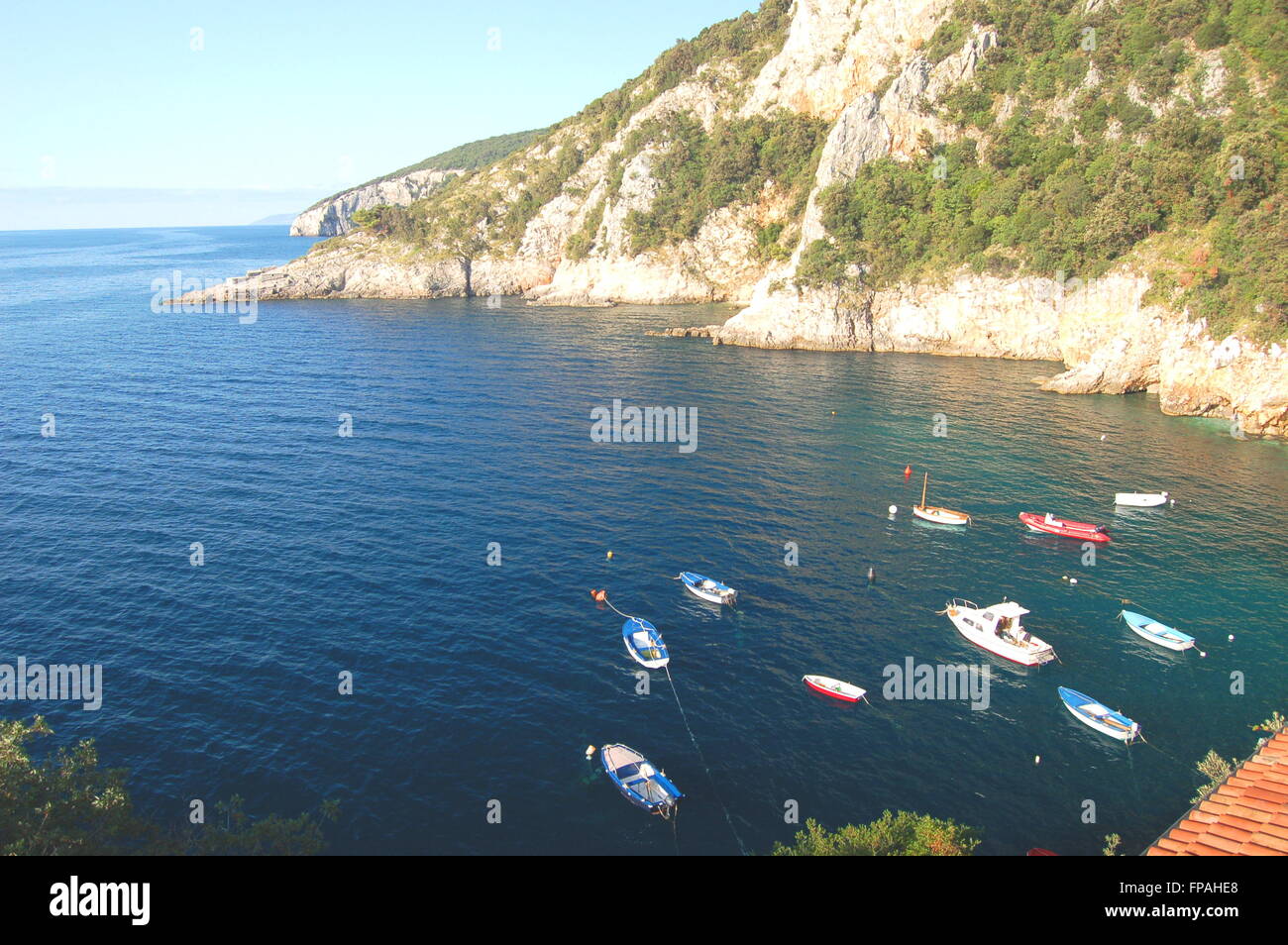 gorgeous summer landscape of istria near village brsec in croatia Stock ...