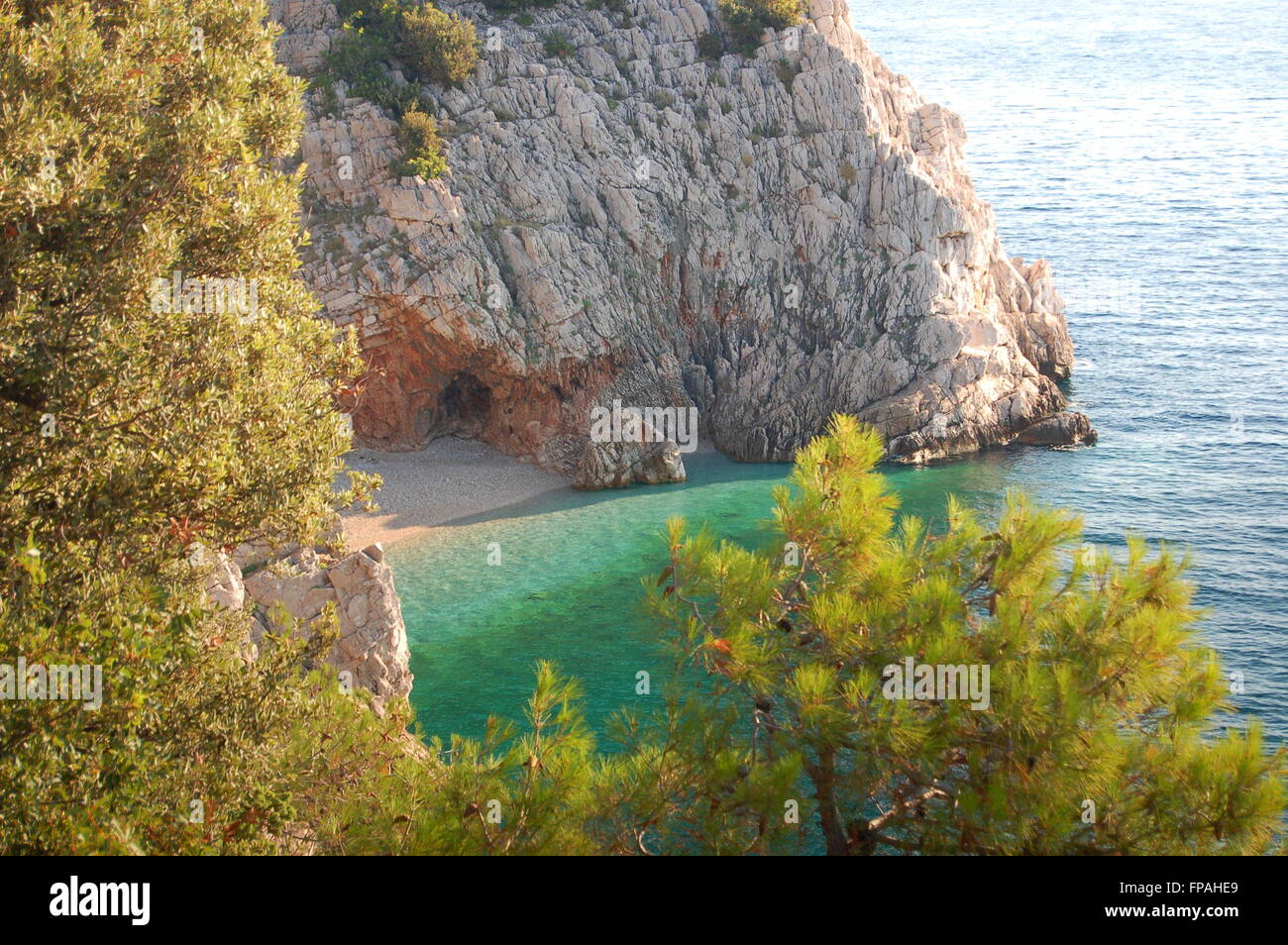 gorgeous summer landscape of istria near village brsec in croatia Stock ...