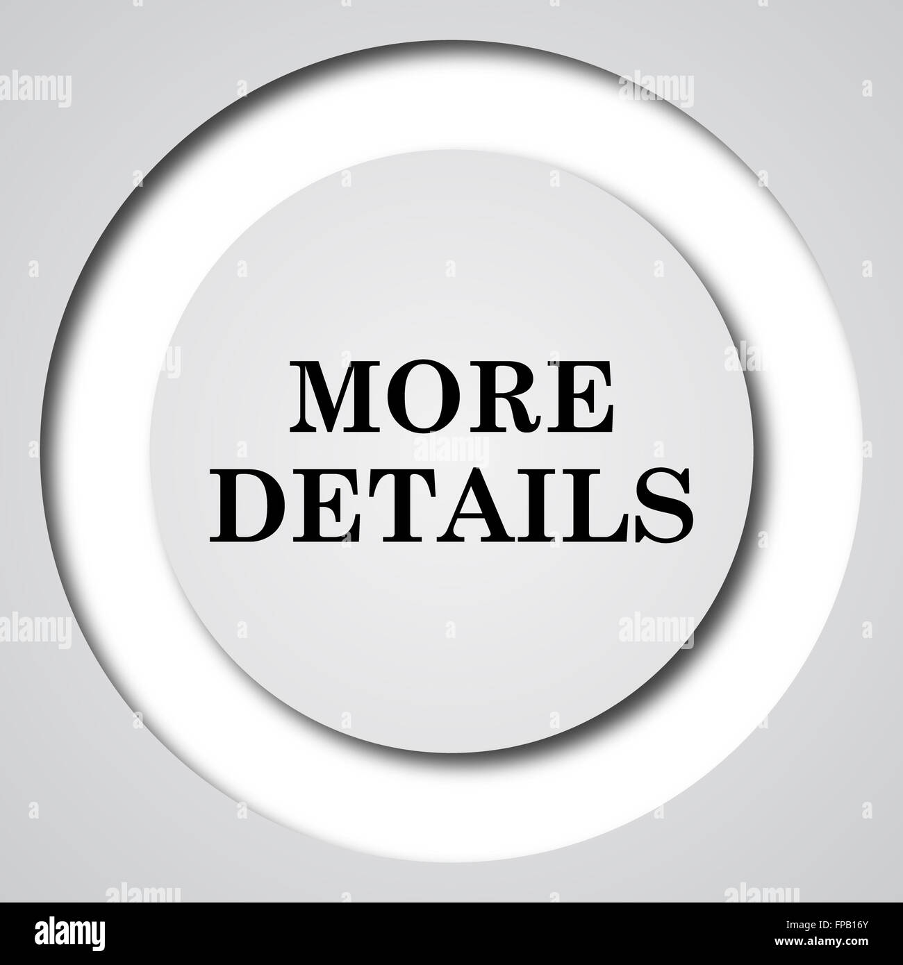 More details icon black hi-res stock photography and images - Alamy