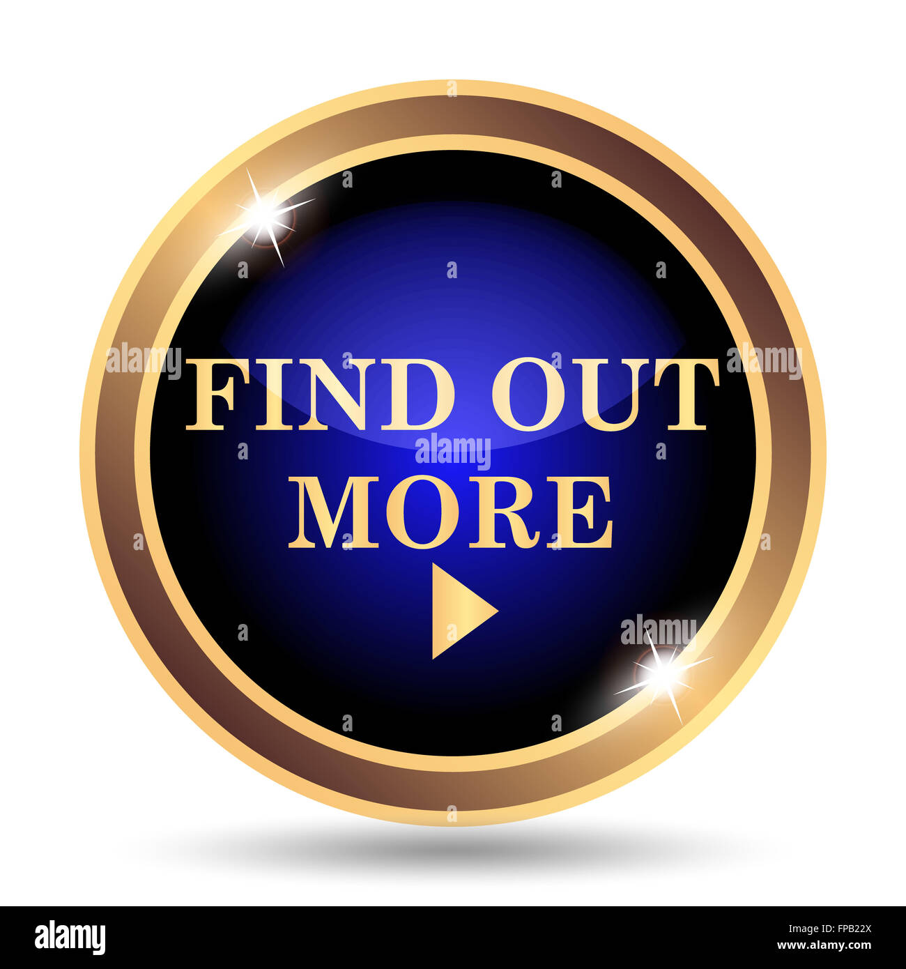 Find out more icon. Internet button on white background Stock Photo - Alamy