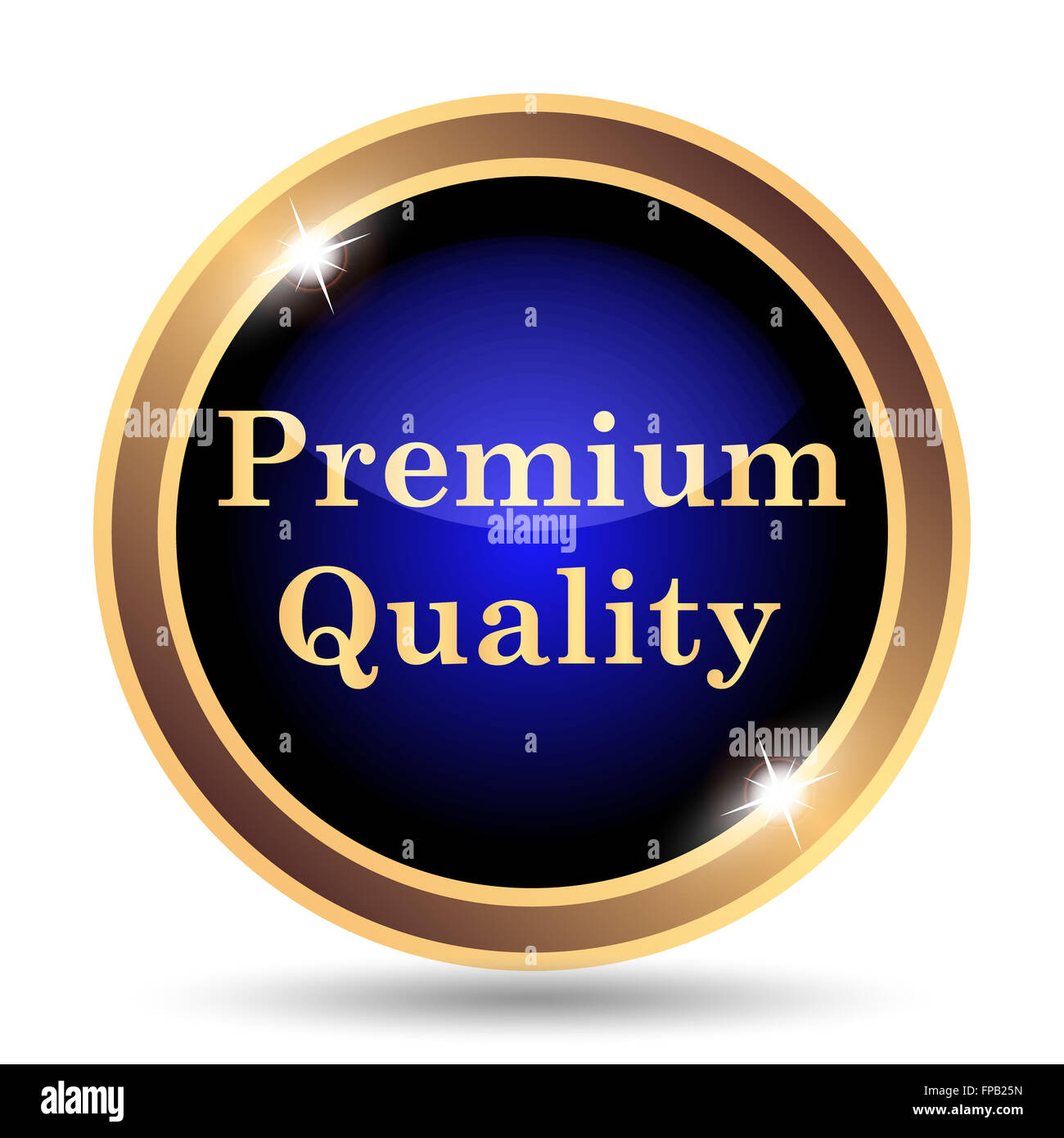 Premium quality icon. Internet button on white background Stock Photo ...