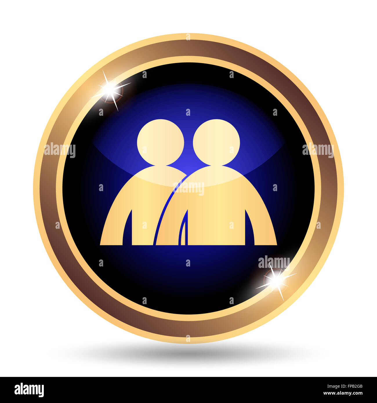 Forum icon. Internet button on white background Stock Photo - Alamy