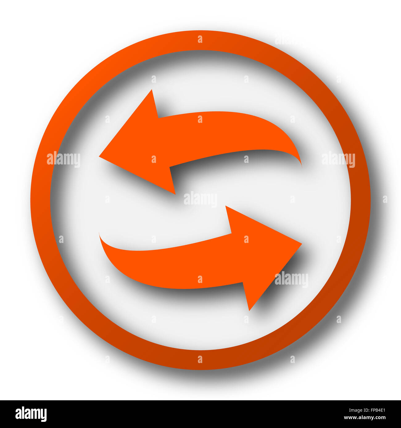 Swap icon. Internet button on white background Stock Photo - Alamy