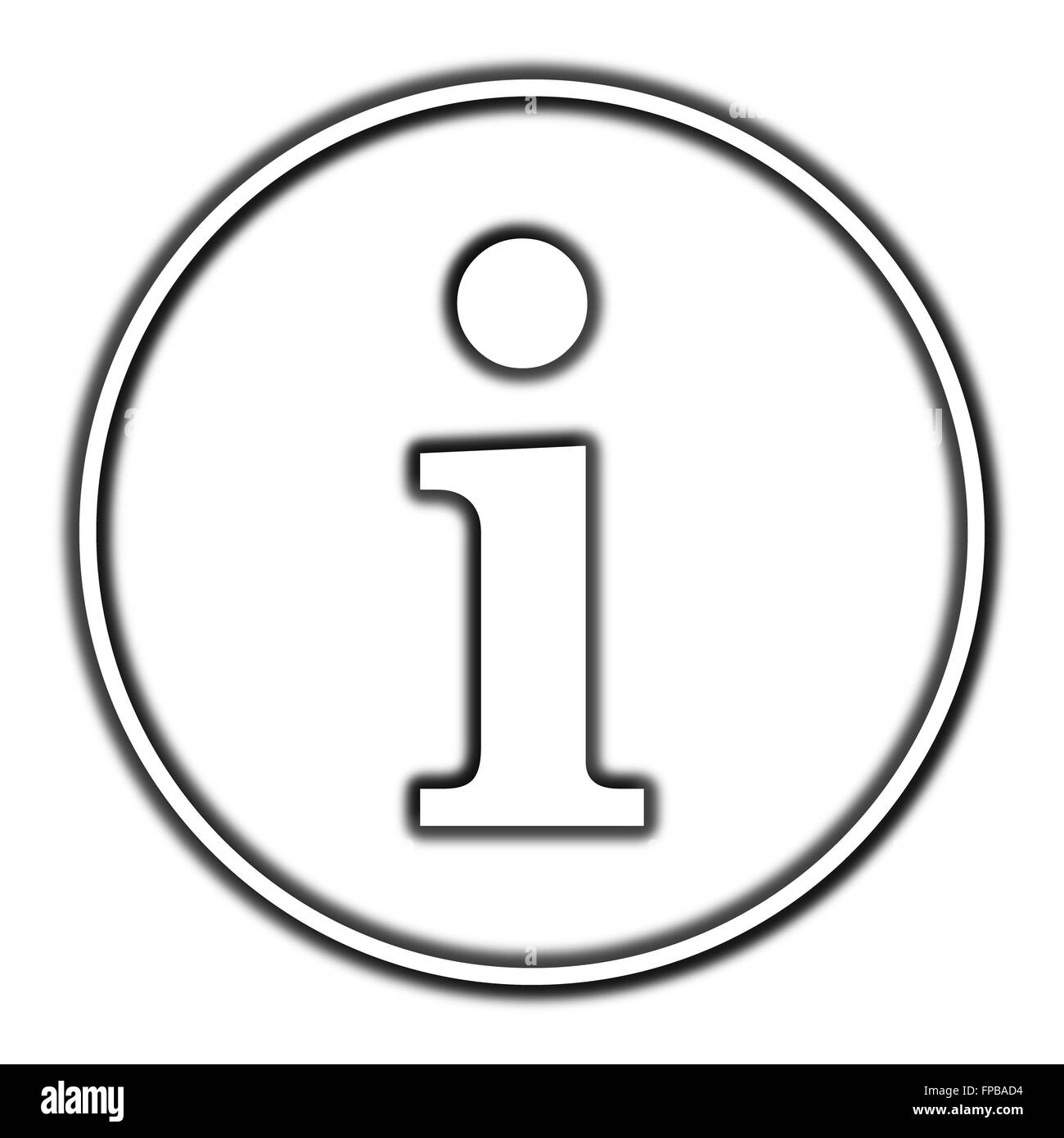 Instructions icon internet button Black and White Stock Photos & Images ...