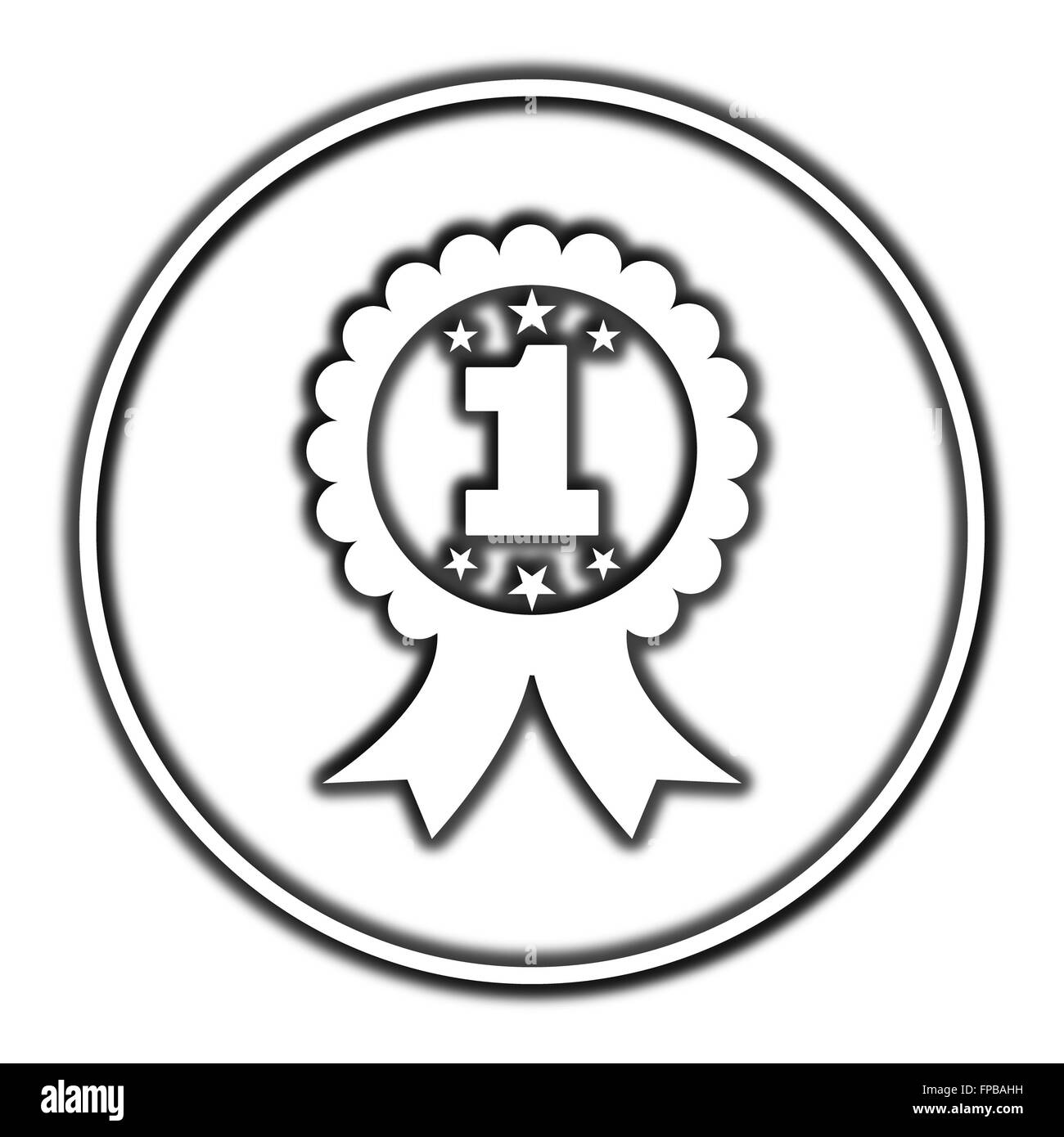 1st prize rosette Black and White Stock Photos & Images - Alamy