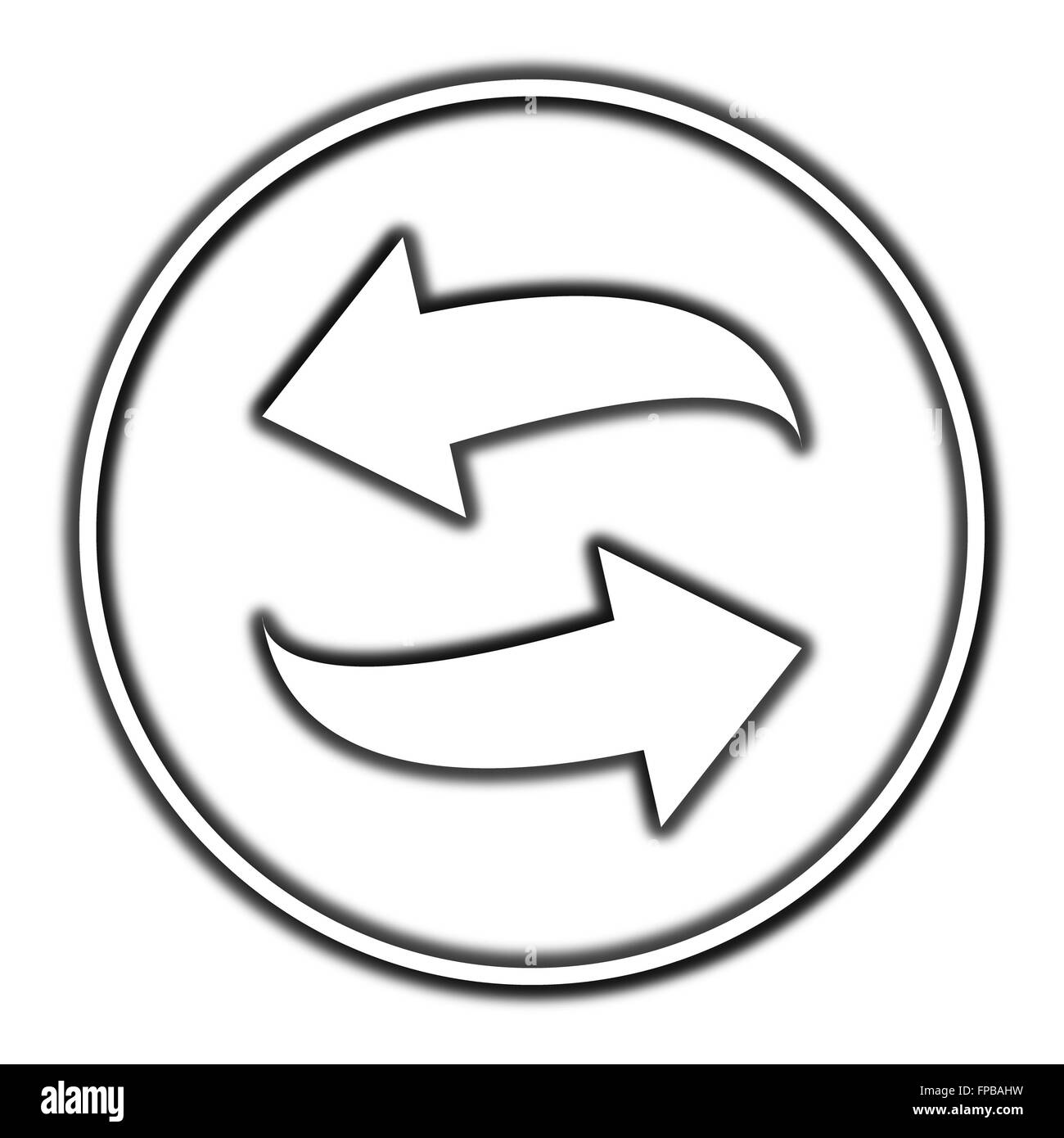 Swap icon. Internet button on white background Stock Photo - Alamy
