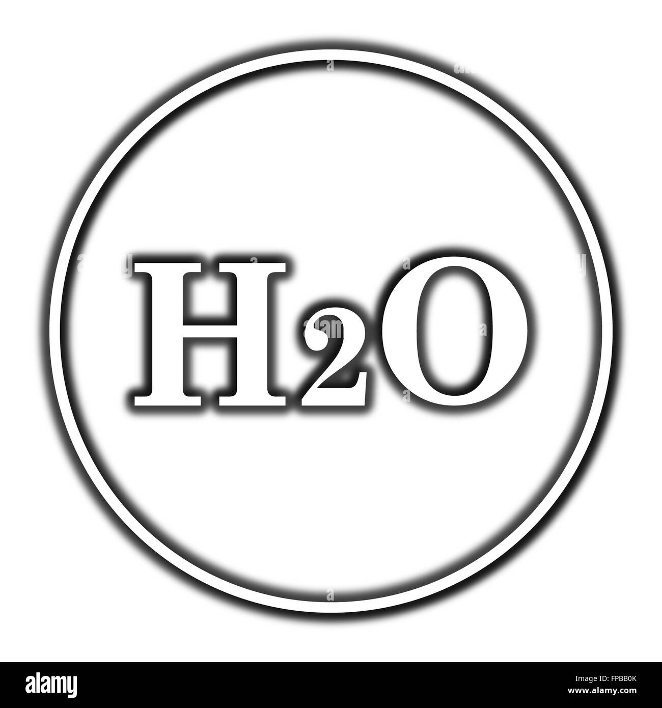 H2o molecule Black and White Stock Photos & Images - Alamy
