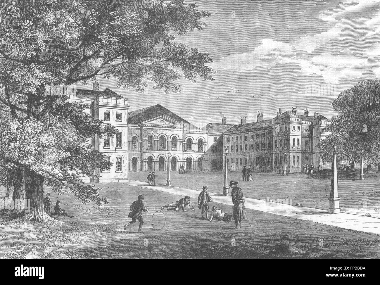 Old hospital 1880 Black and White Stock Photos & Images - Alamy