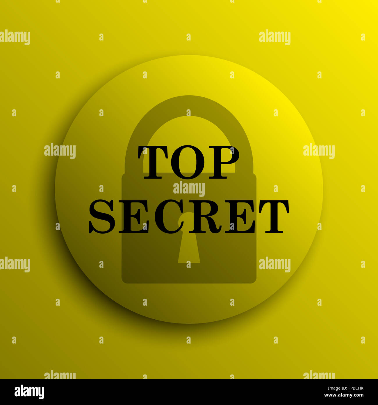 3d yellow top secret hi-res stock photography and images - Alamy