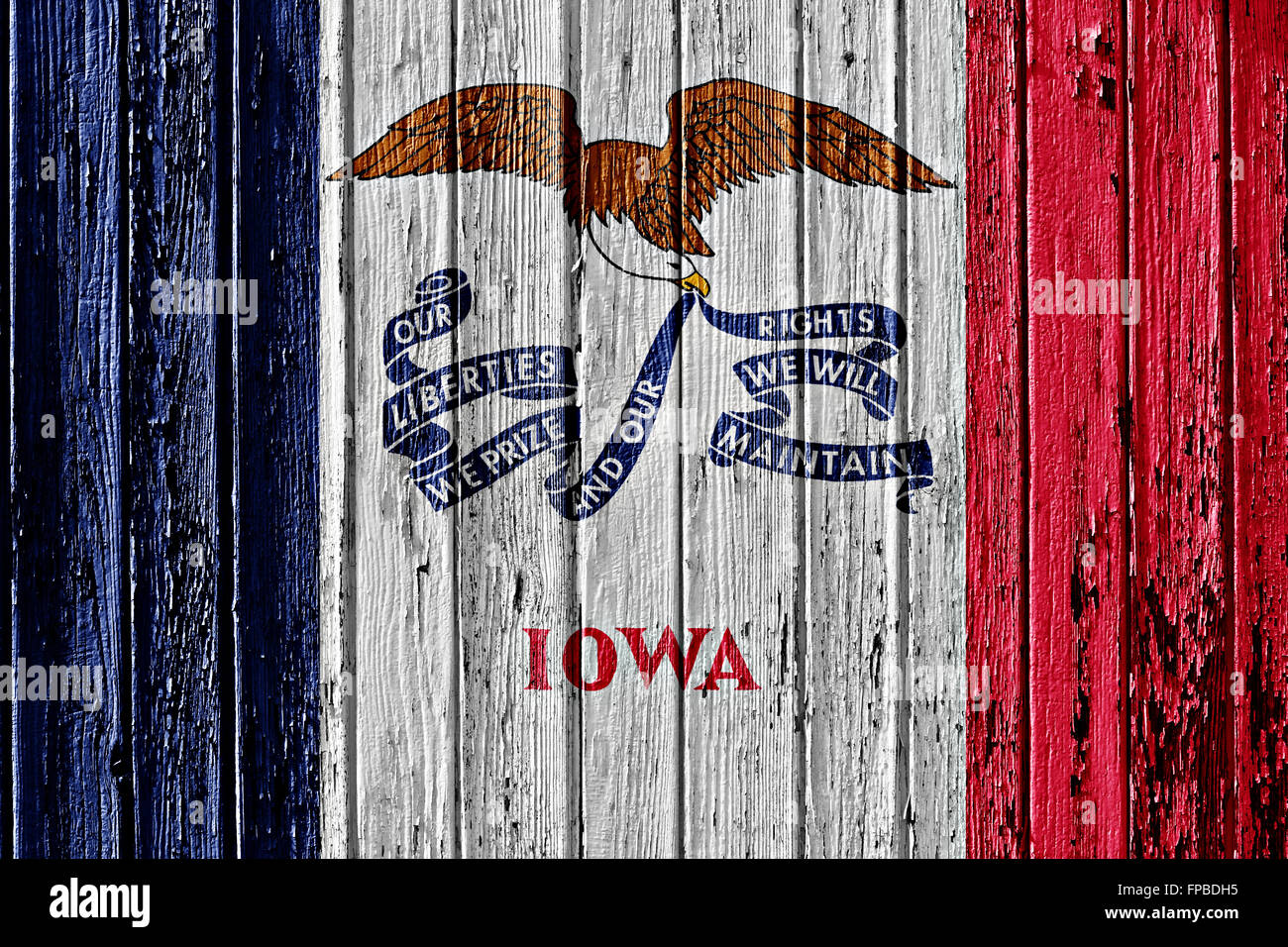 Iowa flag hi-res stock photography and images - Alamy