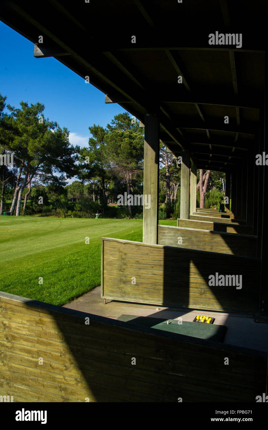 Views of the driving range Stock Photo - Alamy