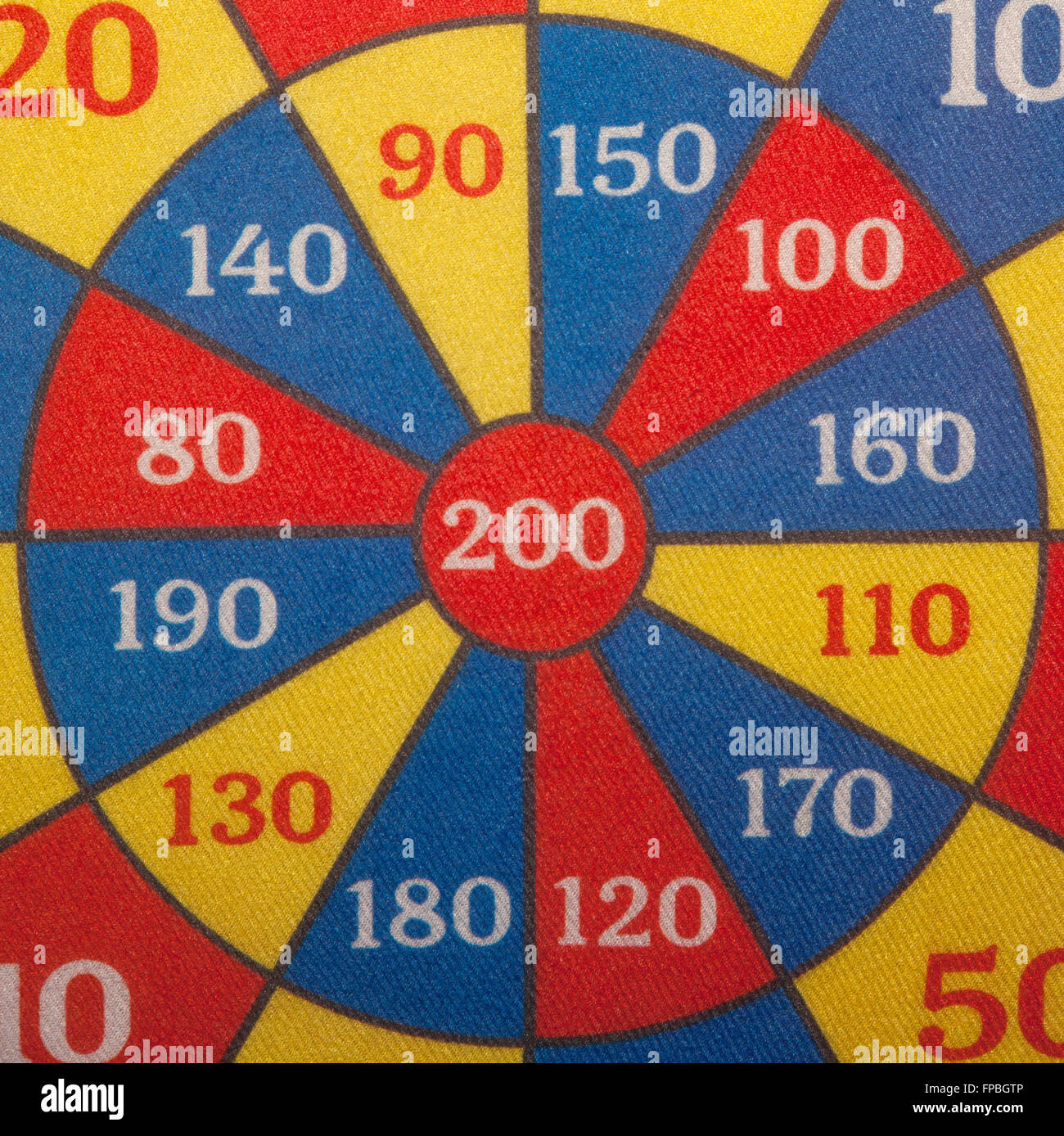 Children's target board, isolated on a white background Stock Photo - Alamy