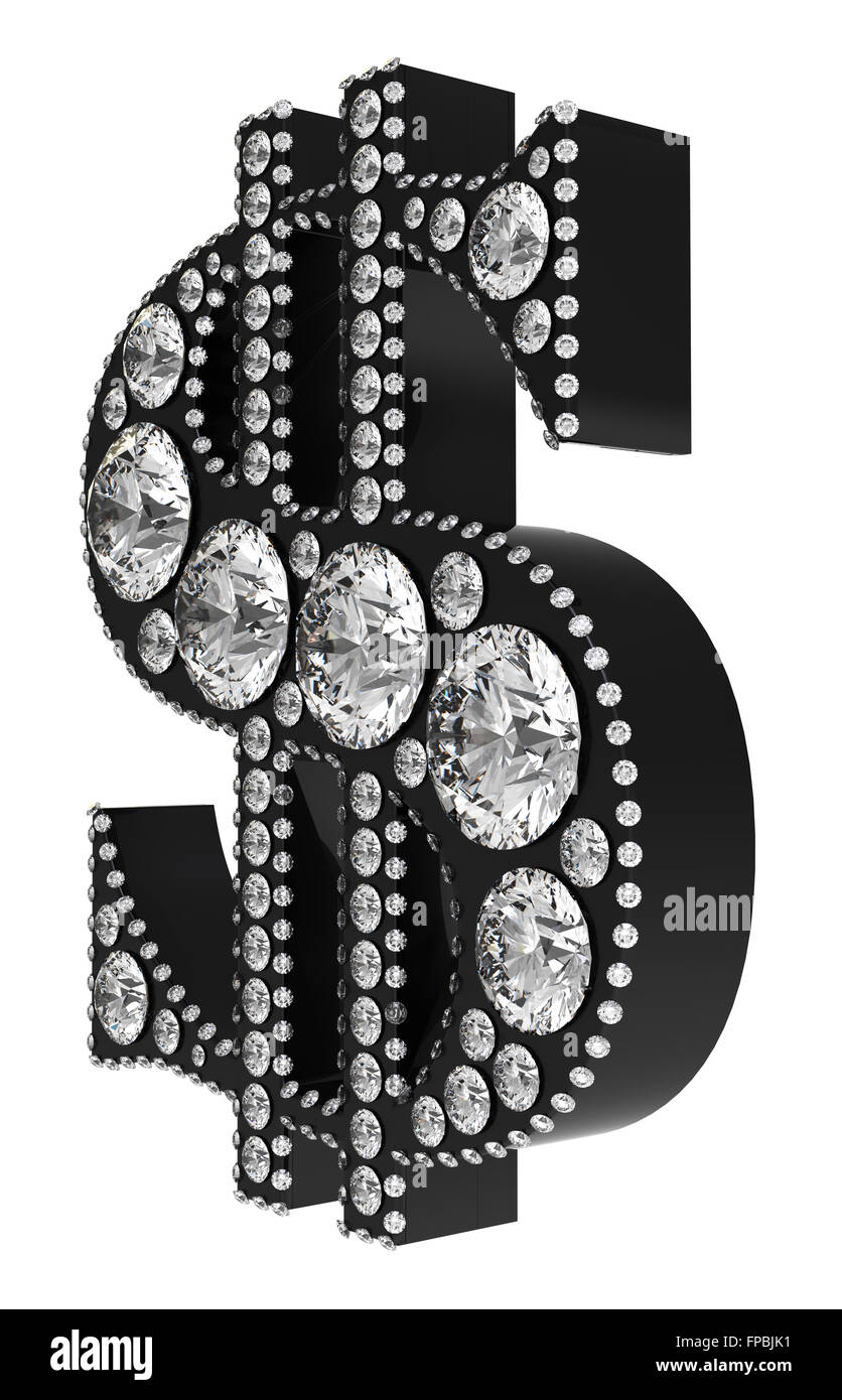 Diamond 3d symbol in Cut Out Stock Images & Pictures - Alamy