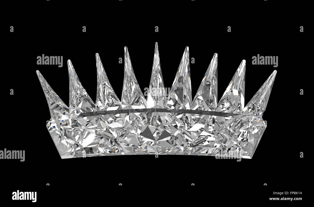 Monarch - gemstone crown over black. Other gems are in my portfolio ...