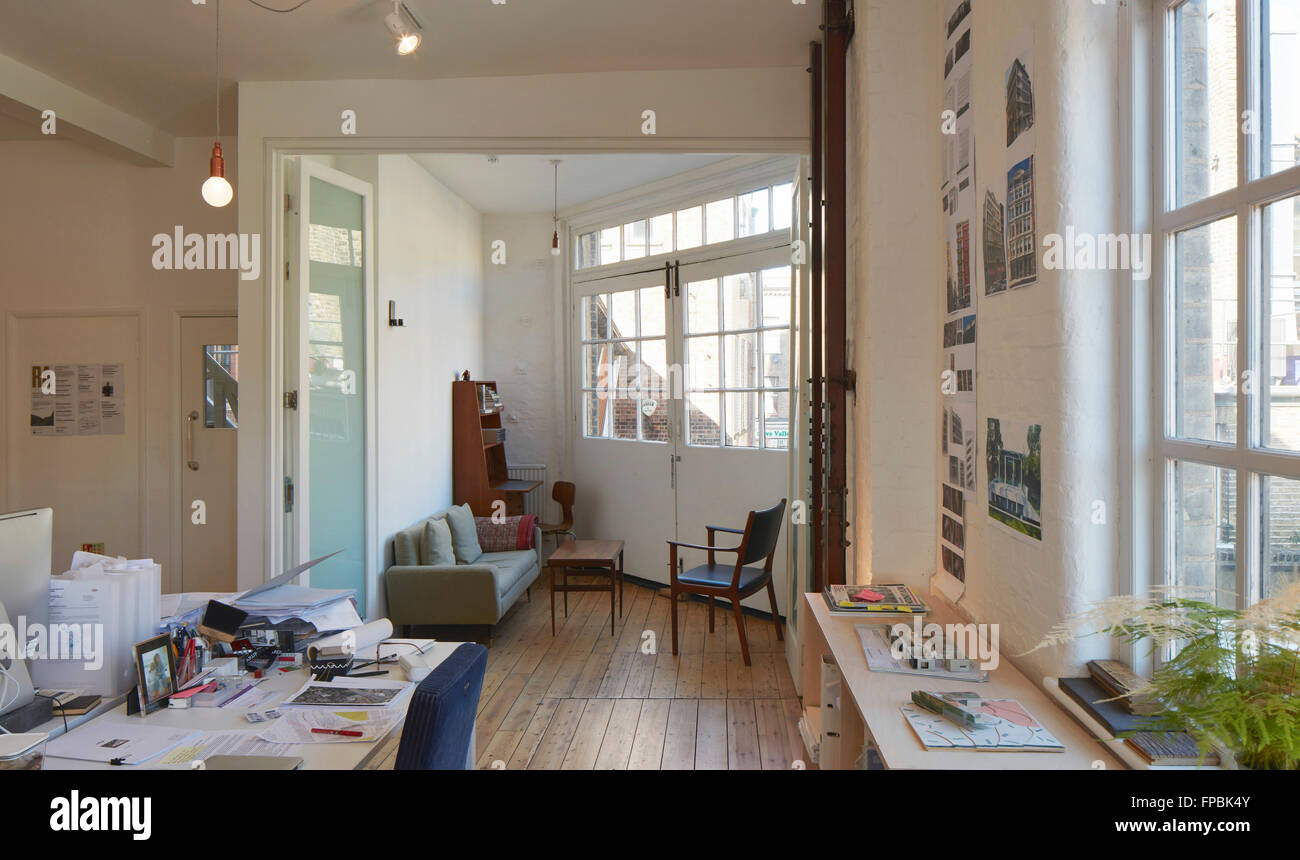 Detail of break out area in former hoist space. DSDHA architectural ...