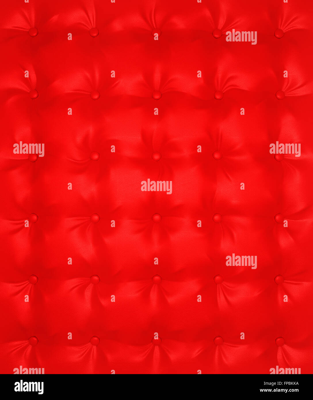 Red Luxury buttoned leather pattern useful as background. Extralarge ...