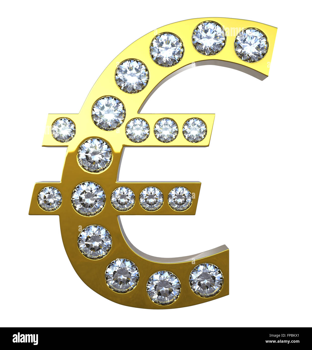 3d euro symbol hi-res stock photography and images - Alamy