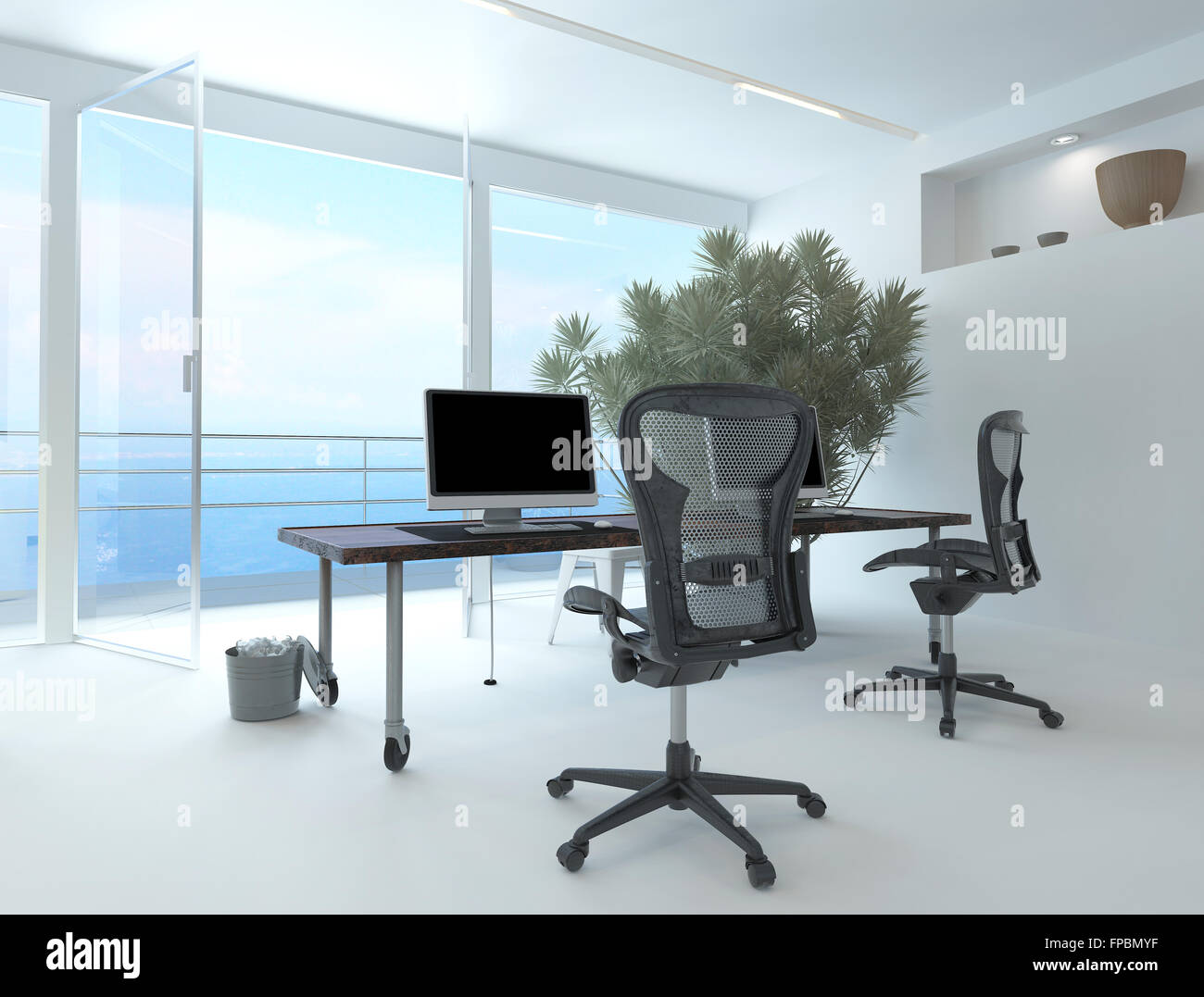 Modern Workstations High Resolution Stock Photography and Images - Alamy