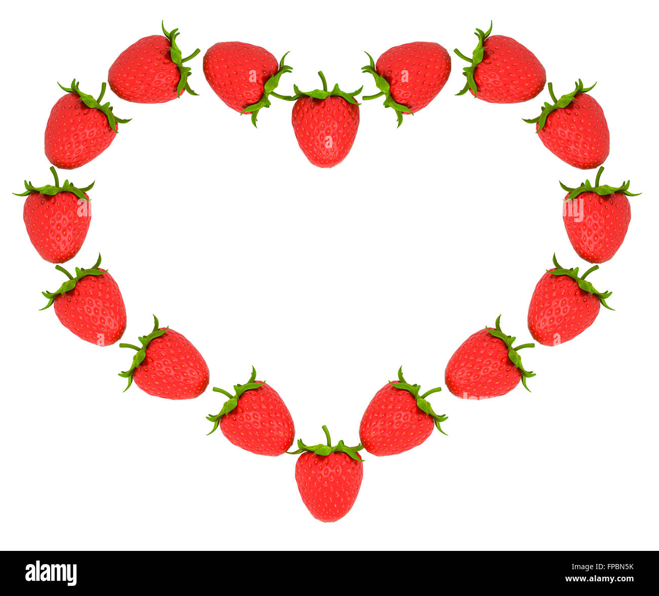 Strawberry Heart Clip Art