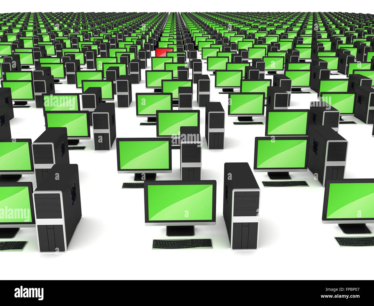 Computer network lan in 3d hi-res stock photography and images - Alamy