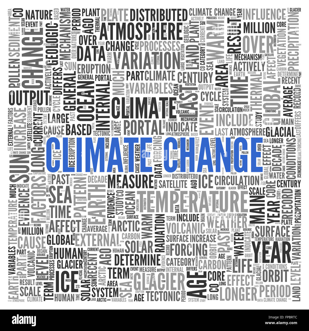 Climate Change Word Cloud Concept High Resolution Stock Photography and ...