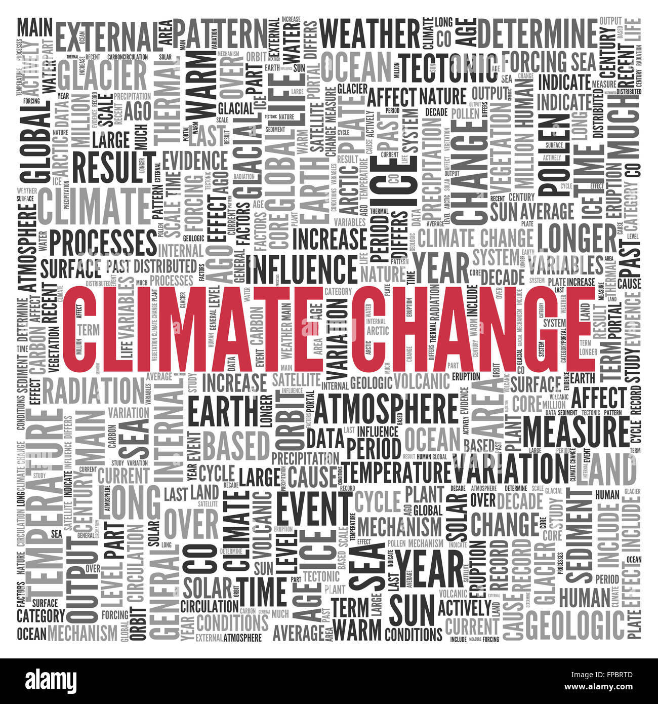 Climate Change Word Cloud Concept High Resolution Stock Photography and ...
