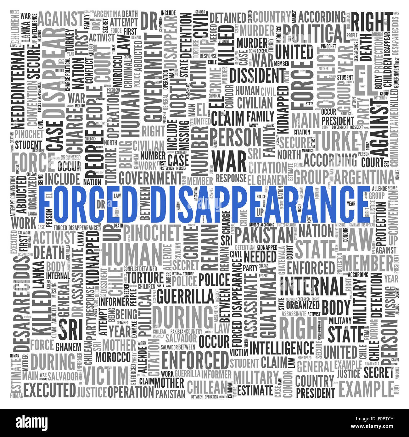 Enforced Disappearance High Resolution Stock Photography and Images - Alamy