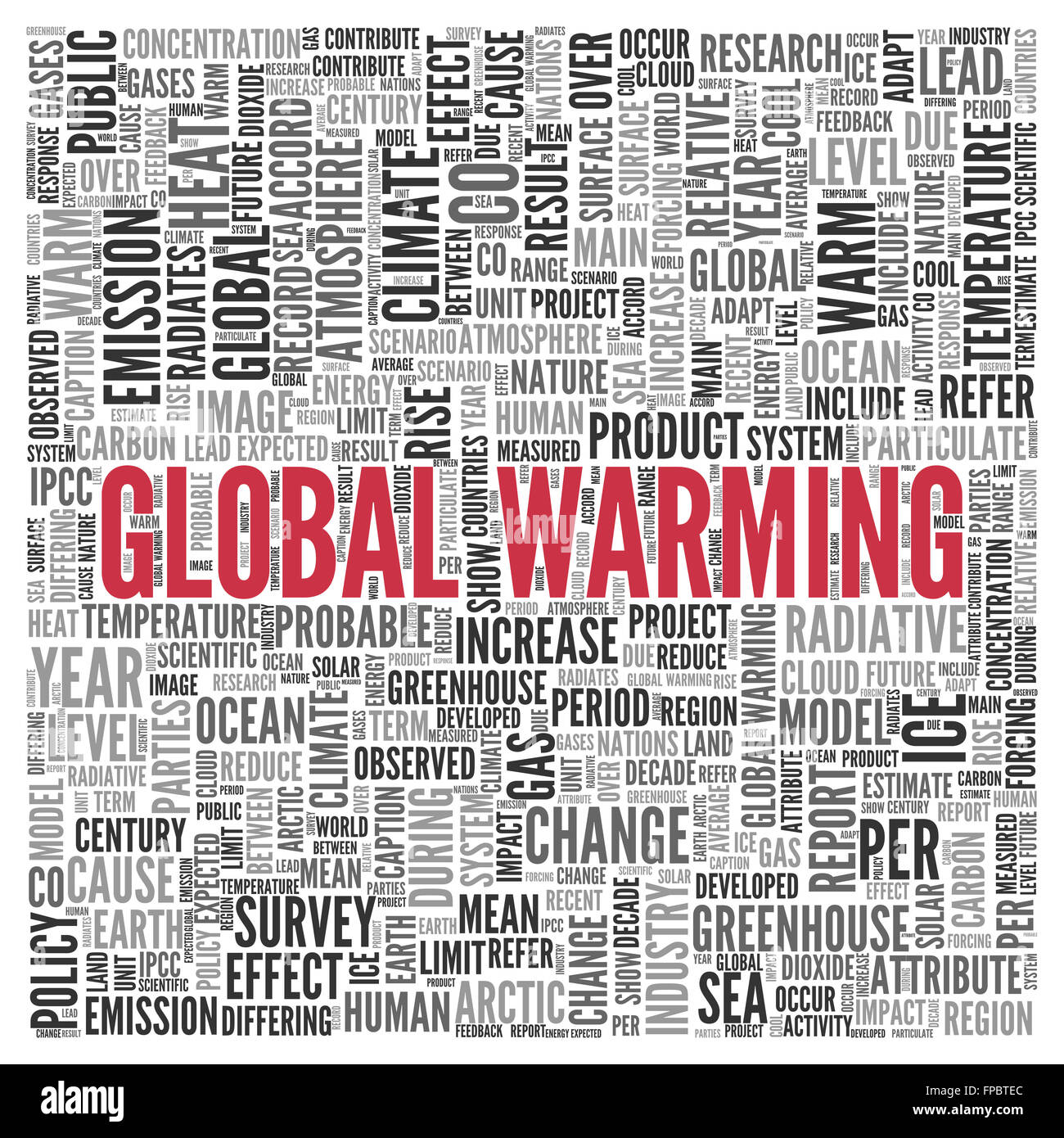 Climate Change Word Cloud Concept High Resolution Stock Photography and ...